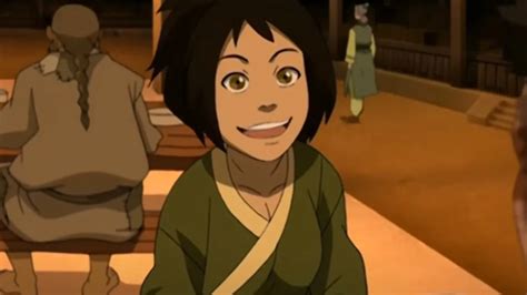 Aang With Hair Smiling