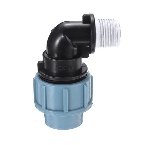 1pc 20mm Ibc Tank Adapter Pe Pipe Fittings Elbow O Grandado