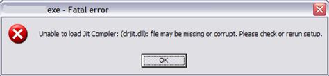 fatal error unable to load jit compiler clrjit dll file may be microsoft community