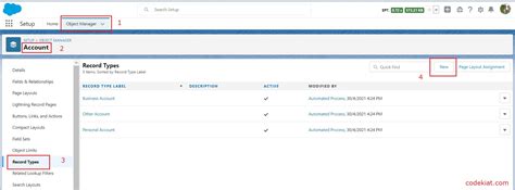 How To Create Record Type In Salesforce