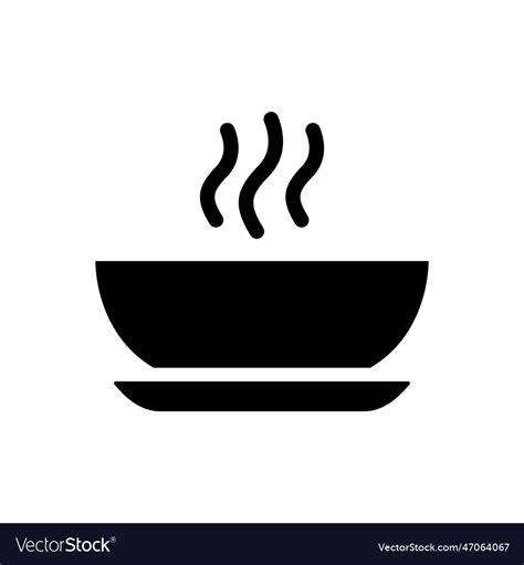 Soup Icon Royalty Free Vector Image Vectorstock