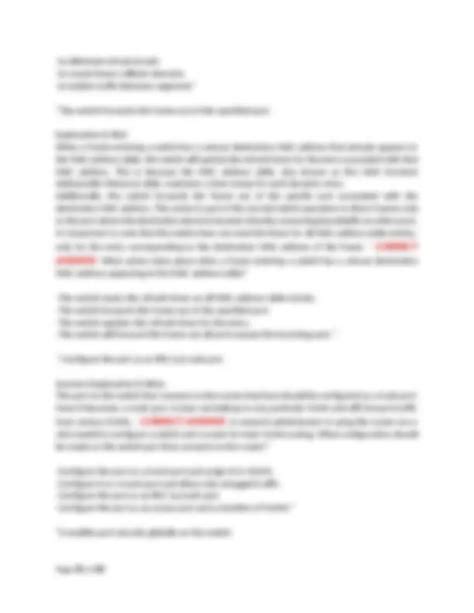 Cisco Netacad Srwe Final Exam Questions And Answers Exams Information Technology Docsity