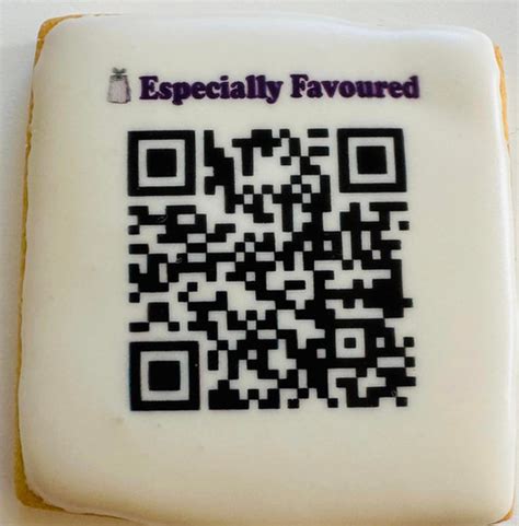 QR Code Cookies EspeciallyFavoured