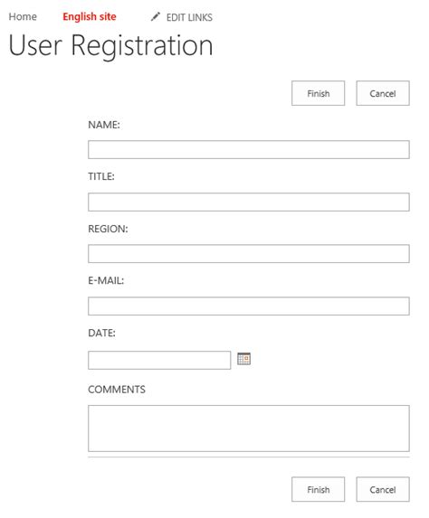 How Do I Create A Simple User Form In Sharepoint 2016 Sharepoint