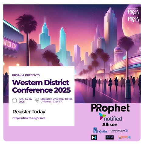 Join Ocprsa At The Prsa Western District Conference Held At Sheraton Ocprsa Orange County
