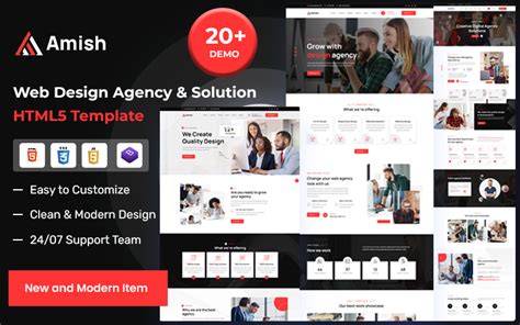 Web Creative Design Agency And Solution Html5 Template