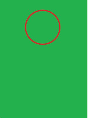 Css Border Radius To Crop A Off Center Circle Stack Overflow