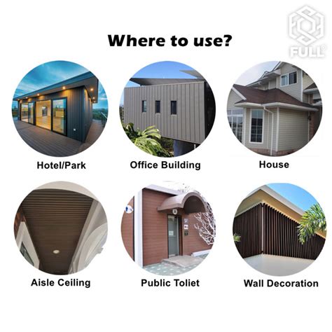 ไม้เทียมสำเร็จรูปตกแต่งผนัง กำแพง ฝ้า ภายนอก Wall Board Plastic Composite Cladding Exterior Full