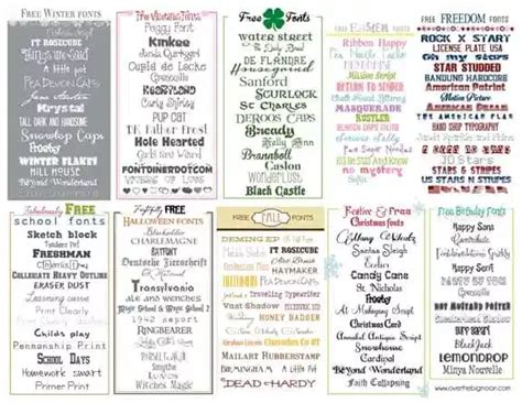 Font Cheat Sheet Artofit