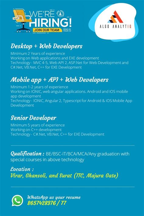 Darshan Parekh On Linkedin We Are Hiring