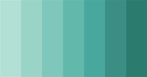 Pastel Mint Serenity Color Palette Colordrop