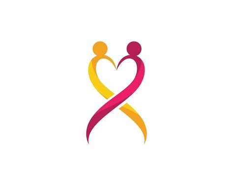 Adoption And Community Logo Premium Vector