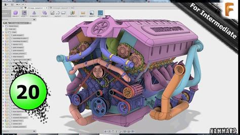 Fusion 360 Modeling V12 Engine Ep 20 😍 Full Hd Engineering Fusion V12 Engine
