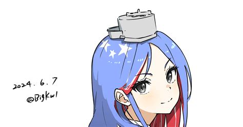 艦これ サウスダコタ（ワンドロ20240607） つけもののイラスト Pixiv