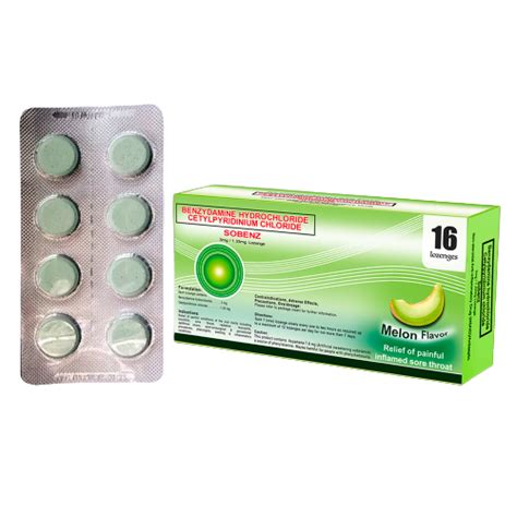 Sobenz 3mg 1 33mg Lozenge X 16s Lazada Ph