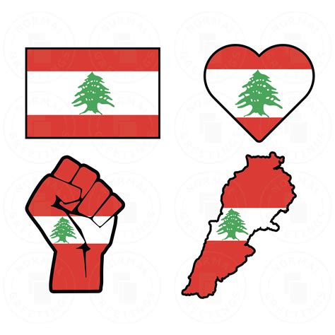 Lebanon Svg Png Bundle Lebanese Flag Lebanese Pride Cricut Files Vector