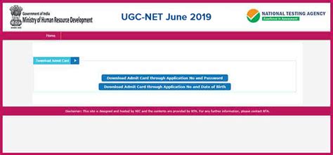 UGC NET Admit Card 2019 Download Hall Ticket Call Letter