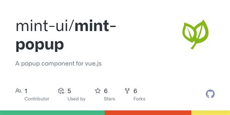 Github Mint Uimint Popup A Popup Component For Vuejs
