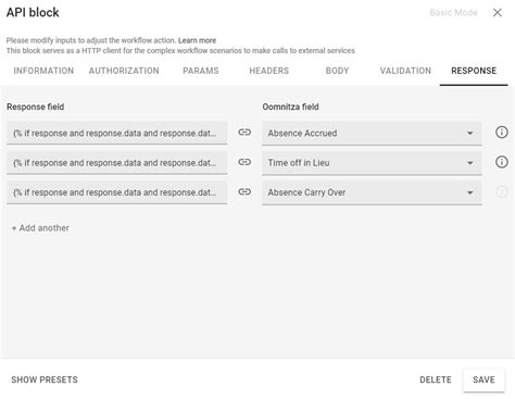 Creating Workflows For Sage People Users Oomnitza Documentation