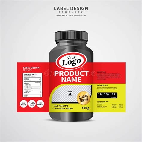 Bottle Packaging Design Templates
