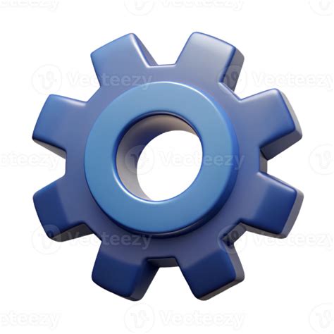 Spectacular Memorable Pictogram Of A Gear Single Weight Stroke Geometric Minimal With