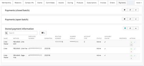 Editing A Stored Payment Method Netforum Support