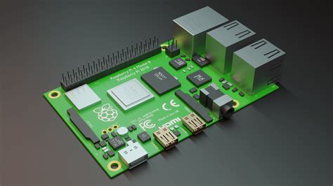 Raspberry Pi 4 Model B Made In Blender Cycles Rdesign