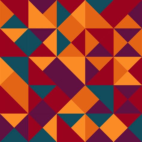 Geometric Triangle Shape Bauhaus Pattern Vector Design And Modern Art Template 16530233 Vector