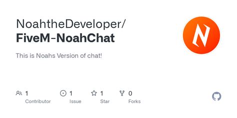 Github Noahthedeveloper Fivem Noahchat This Is Noahs Version Of Chat