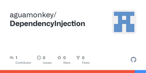 GitHub Aguamonkey DependencyInjection