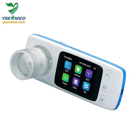 Ysspr204 Portable Pulmonary Lung Function Tests Analyzer Spirometer Medical Equipment