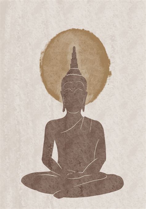 Постеры и картины ”Будда силуэт ” купить в Санкт Петербурге по цене 290 ₽ 3480 ₽ плакат