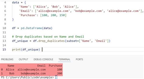 Pandas Dropduplicates Remove Duplicate Rows