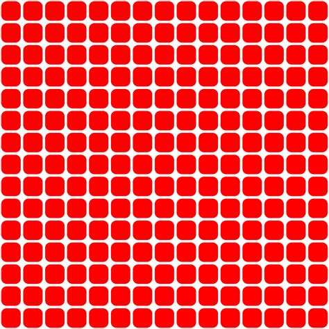 Seamless Abstract Pattern With Many Geometric Orange Red Square Rounded Edges Boxes Vector