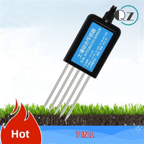 IN Soil Sensor RS Temperature Humidity Conductivity Nitrogen Phosphorus Potassium PH