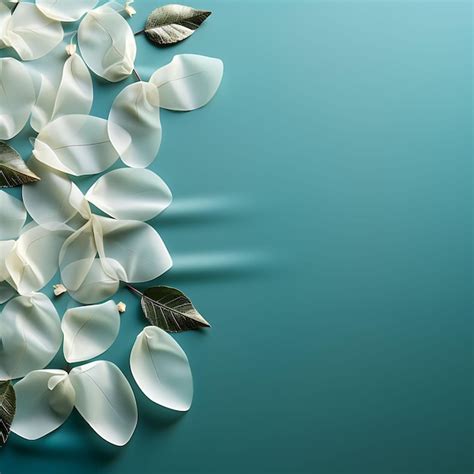 Premium Photo Elegant Background Wax Paper Translucent And Blank Teal