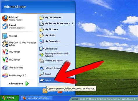 How To Run A Chkdsk Function On Windows Xp 8 Steps
