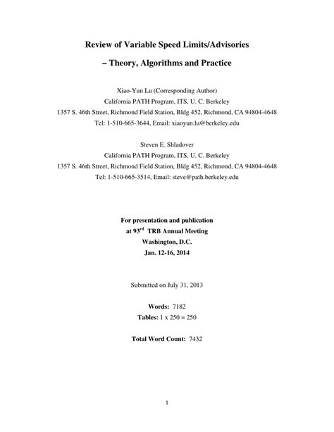 pdf review of variable speed limits advisories theory algorithms and practice for