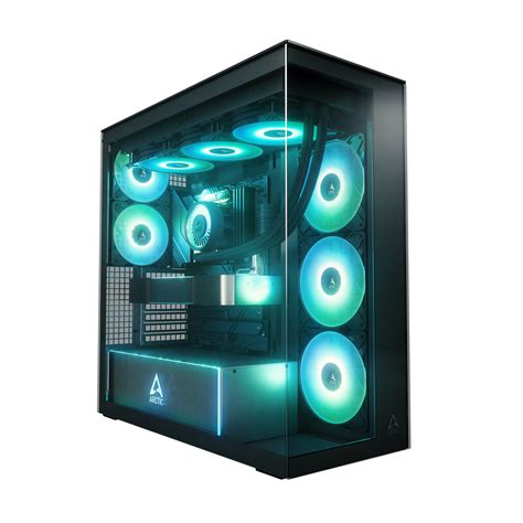 Arctic Xtender Számítógépház Mirror Black Acpcc00018a Firstshop Hu
