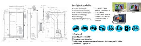 COM T M ULX Ortustech Inch TFT LCD Display Parallel RGB LCD Module YOURITECH