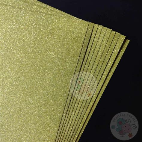 Parrot Green Glitter Paper 250gsm Crafters Corner