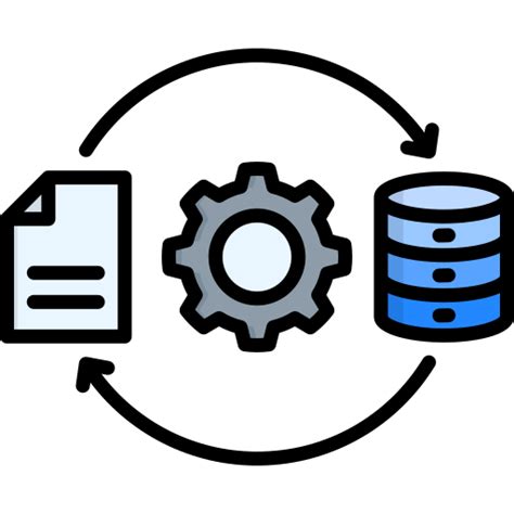 Data Transformation Free Electronics Icons