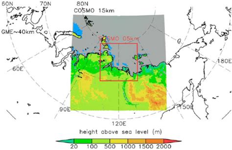 Model Domains Of The Weather Prediction Model Of The Consortium For Download Scientific Diagram