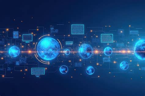 Understanding Network Latency Through Visualization Stock Illustration Illustration Of