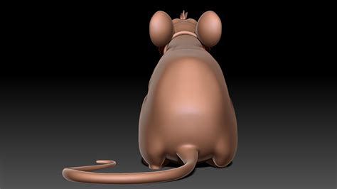 Free Stl File Rat 3d Model 🐀 Obj ・3d Print Object To Download・cults