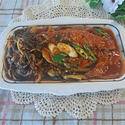 고등어 시래기 조림 고등어조림 양념장 만들기