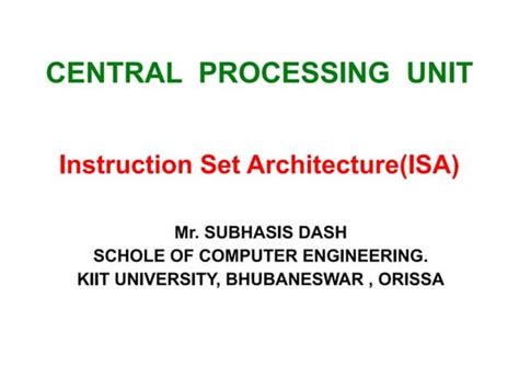 instruction formats ppt