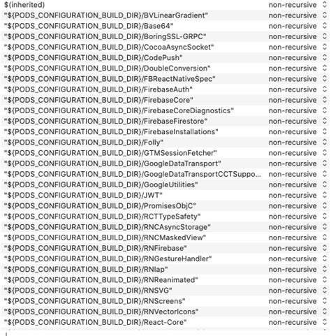 Ios Rn Cocoapods Library Not Found For Lpods Xxx Stack Overflow