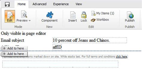 Tables In Sitecore Page Editor ASP Net Sitecore Blog