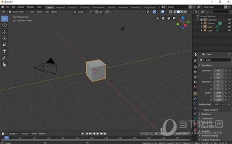 Blender3d下载 Blender 3d 3d模型制作软件 V2 80 中文绿色版下载 当下软件园